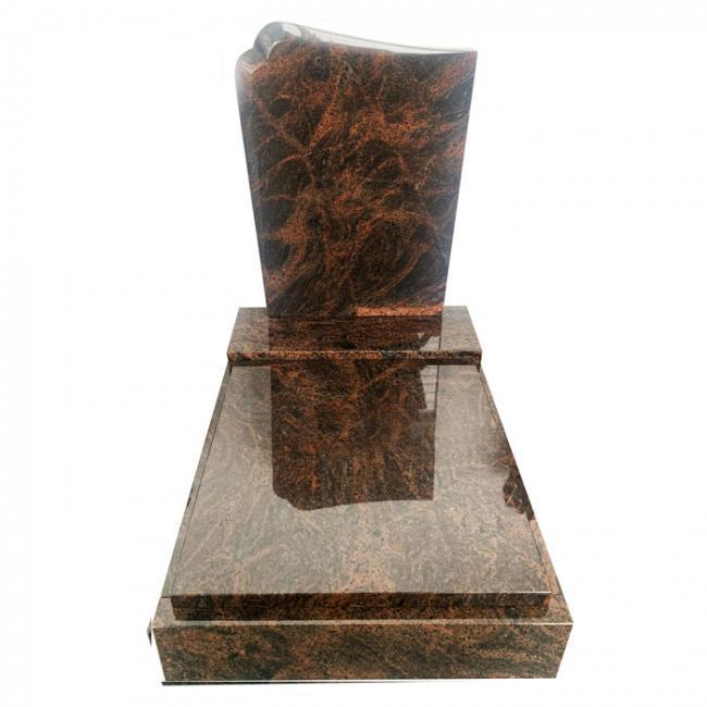 Urnový hrob India Aurora D 100x100 cm | Trade Granit, s.r.o.